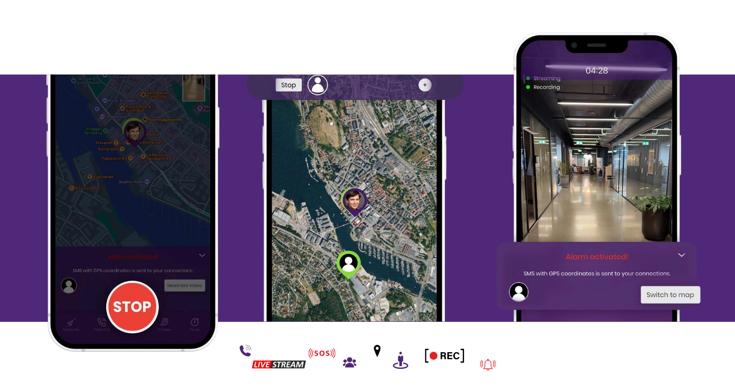 The bSafe Safety App - Never Walk Alone
